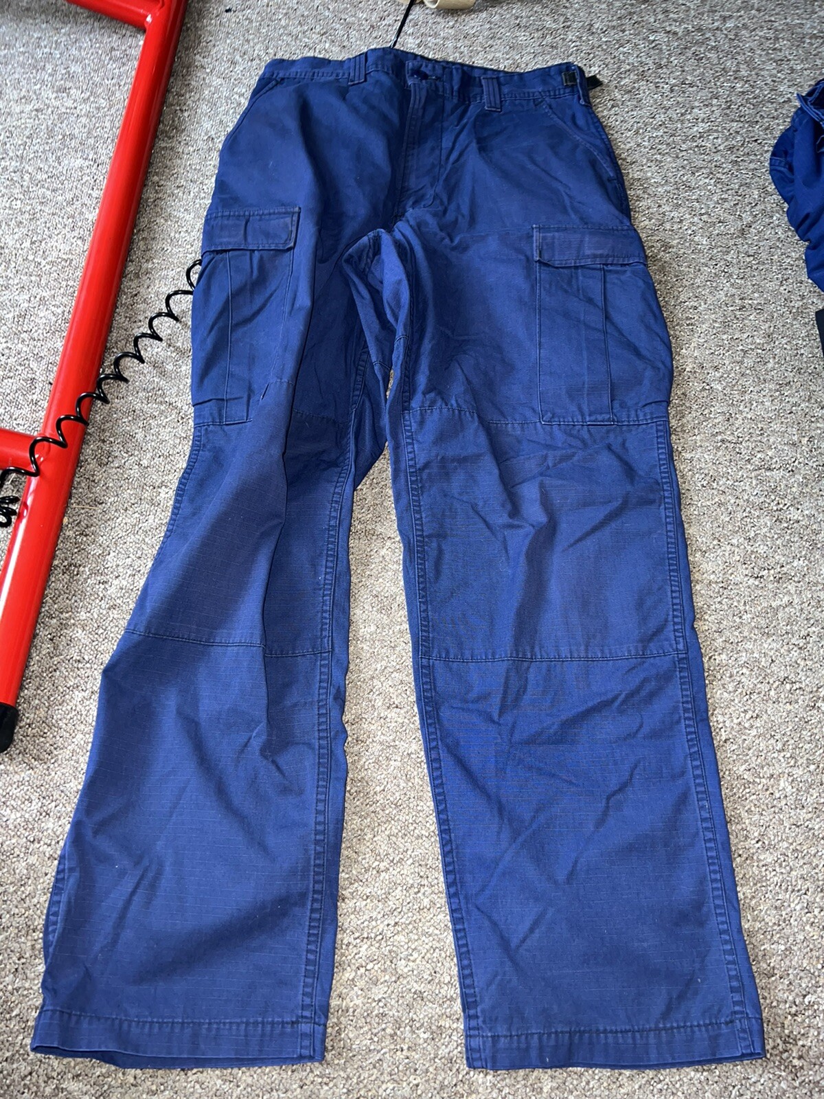 US COAST GUARD ODU TROUSERS BLUE BDU TACTICAL UNIFORM PANTS MED REG 1 ...