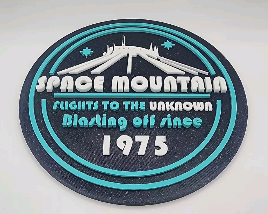 Disney World Space Mountain Logo
