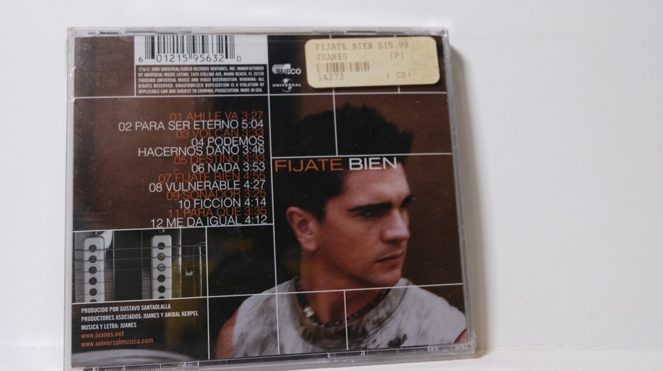 Juanes : Fijate Bien (CD 2000 Universal Records ) Latin New Sealed #A21 ...