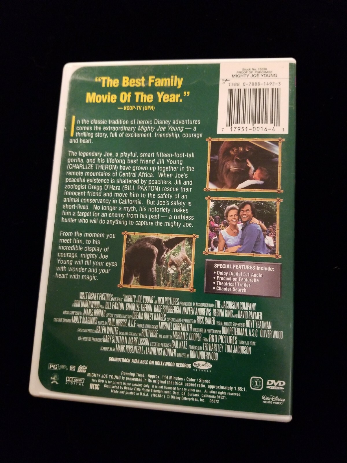 Mighty Joe Young (DVD, 1999) Disney | eBay
