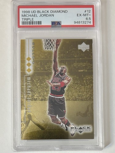 1998-99 Upper Deck Black Diamond - Triple Diamond #12 Michael Jordan ...