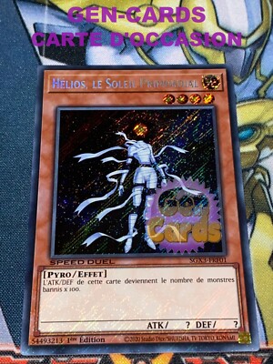 CARTE Yu Gi Oh HELIOS, LE SOLEIL PRIMORDIAL SGX3-FRF01 SECRET RARE | eBay