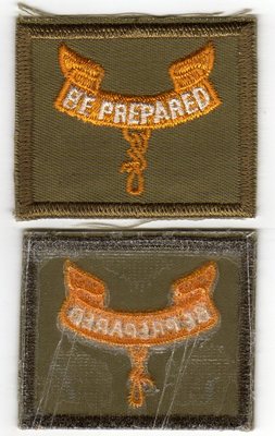 Second Class Patch (1965-71), Fine Twill Khaki, w/ Clear Plastic Back ...