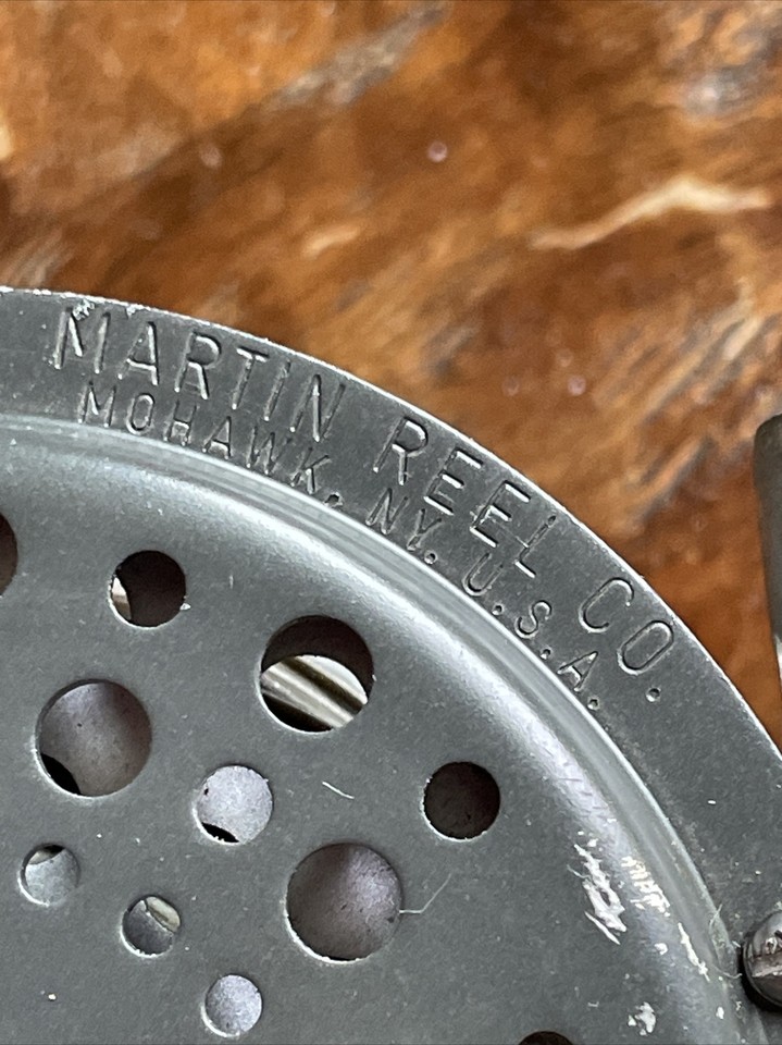 Vintage Martin MG-10 Multiplier Fly Reel Made in USA Black w/ Box Pouch ...