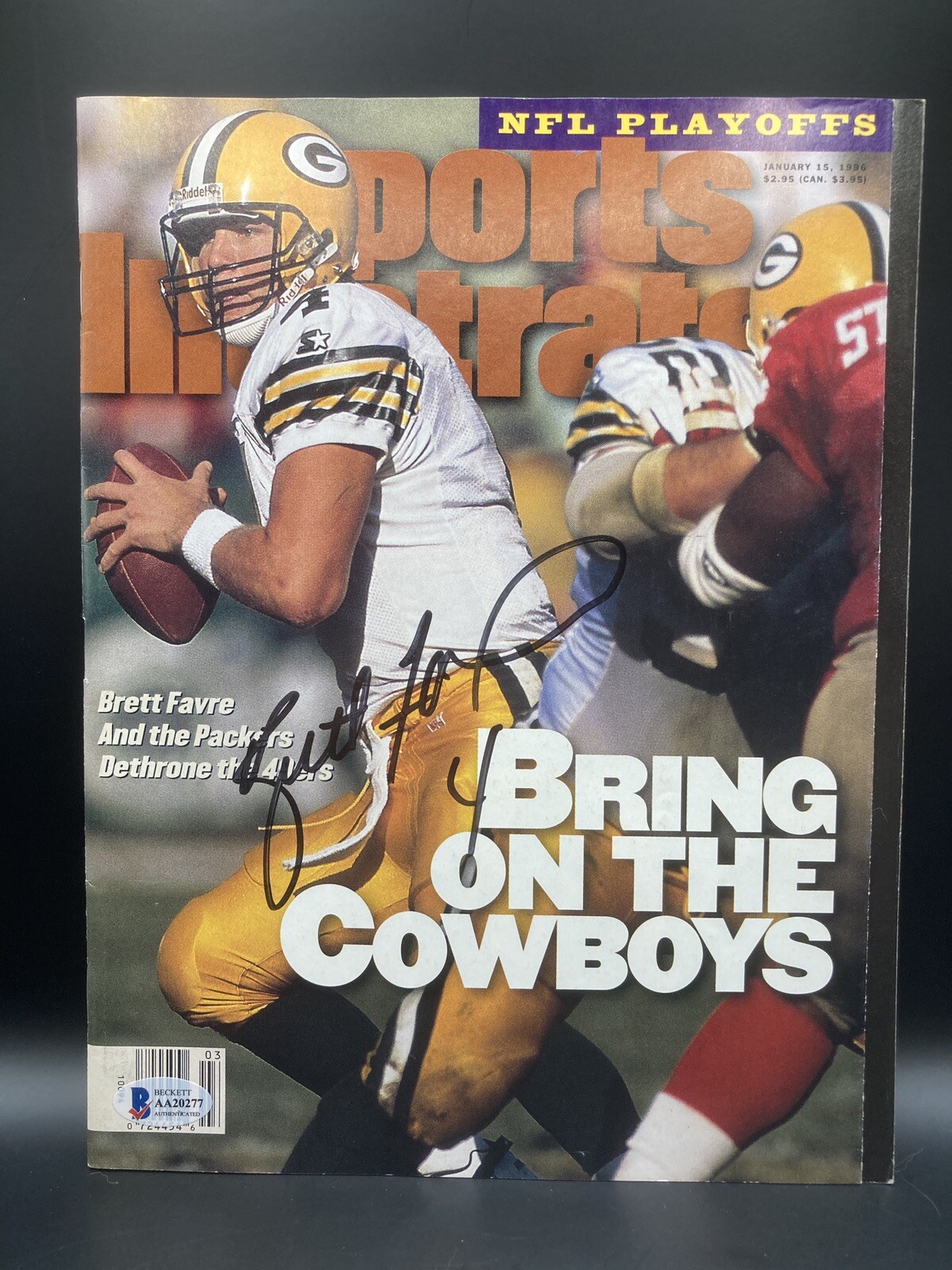 Brett Favre | Autographed Football Memorabilia & NFL Merchandise