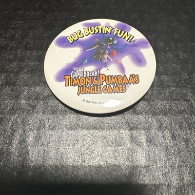 Disney’s GameBreak Timon & Pumbaa’s Jungle Games Bug Bustin Fun! Pin ...