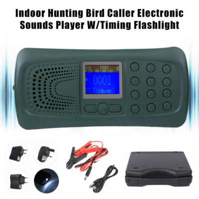 Hunting Electronic Bird Caller Bird Call Speaker Decoy Player W/Remote ...