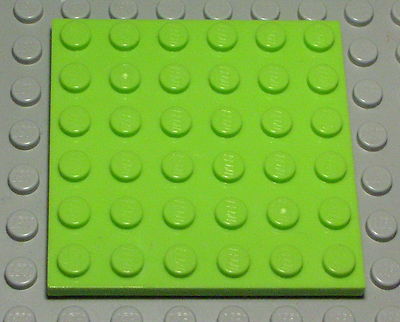 Lego Placa 6x6 Lima Verde Claro 2 Piezas | eBay