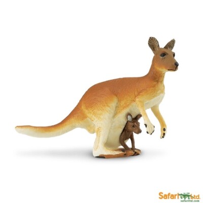 Three Toy Australian animals : Kangaroo (Safari), Platypus (Papo ...