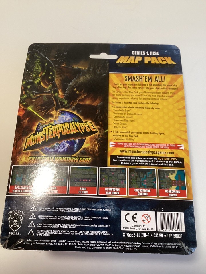 Monsterpocalypse Series 1 Rise Map Pack | eBay