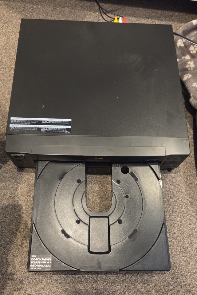 Vintage Sony MDP-550 CD CDV LD Laserdisc Player w/ Remote - Tested | eBay