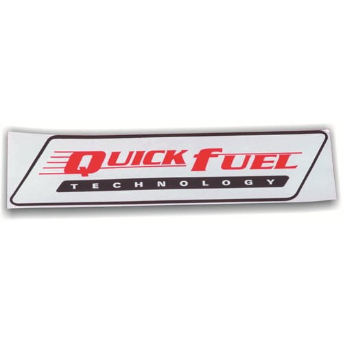 Quick Fuel 36-300QFT Quick Fuel Technology Contingency Decal Each | eBay