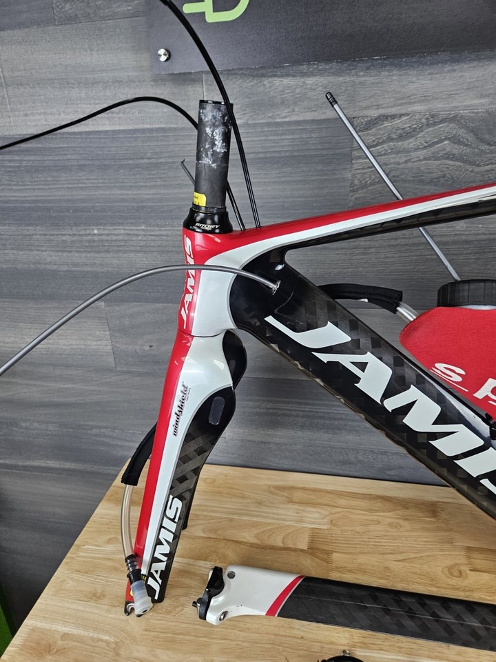 2011 Jamis T2 Carbon Fiber Triathlon TT Bike Frameset Size Small 51cm ...