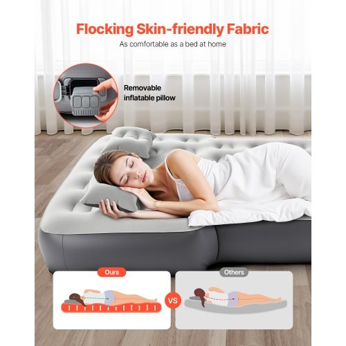 VEVOR Car Air Mattress, Fits Toyota 4runner, Jeep Wrangler, Inflatable ...