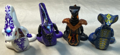 Authentic LEGO Minifigure Lot of 4 Ninjago Snake Figures | eBay