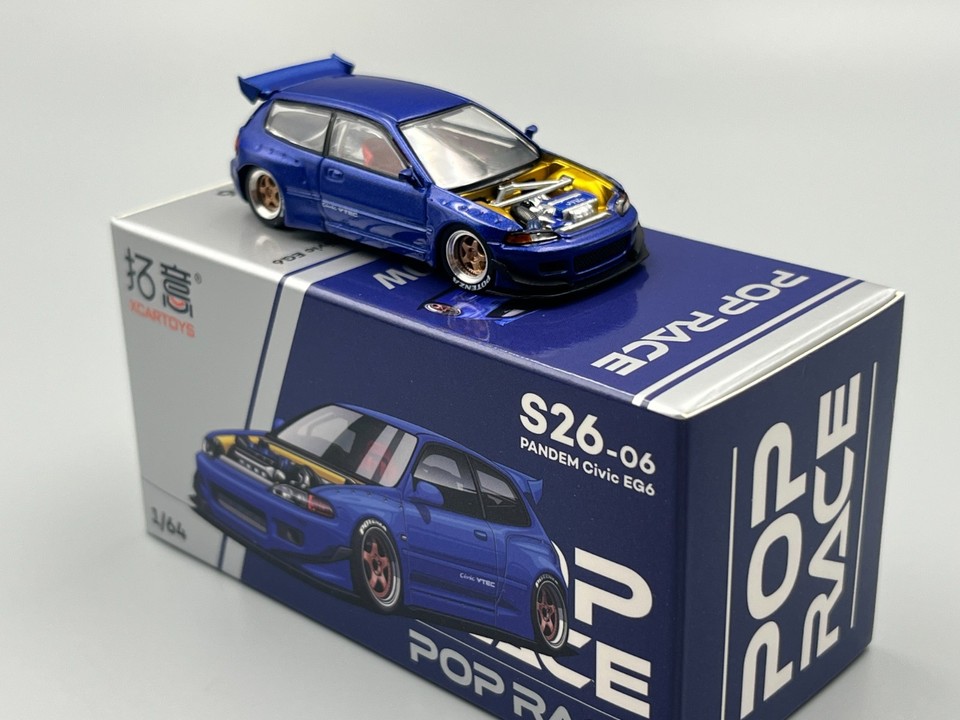 Honda Civic Type R EG6 Pandem Widebody Hatchback Engine Bay 1/64 scale ...
