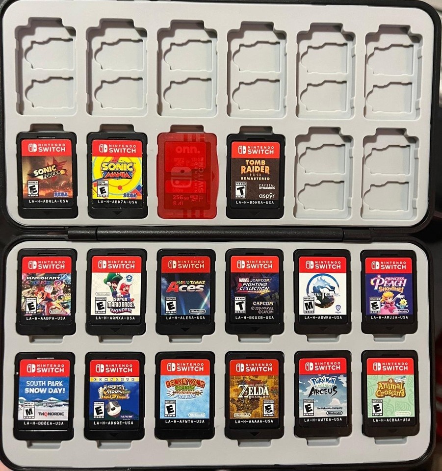 Nintendo Switch OLED Bundle 15 Games, 3 SD Cards, Hori Pad, Pro ...