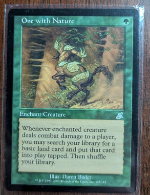MTG - One with Nature - Magic - NM | eBay