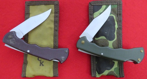 Buck USA 422 Bucklite Knife 2 KNIVES 1980's Buck Sheaths EDC Used 2 ...
