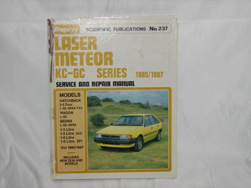 GREGORY'S FORD KC LASER & GC METEOR WORKSHOP MANUAL ( EX LIBRARY ...