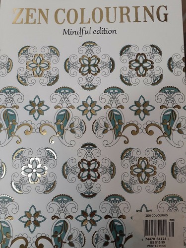 Zen colouring mindful Edition advanced art therapy | eBay