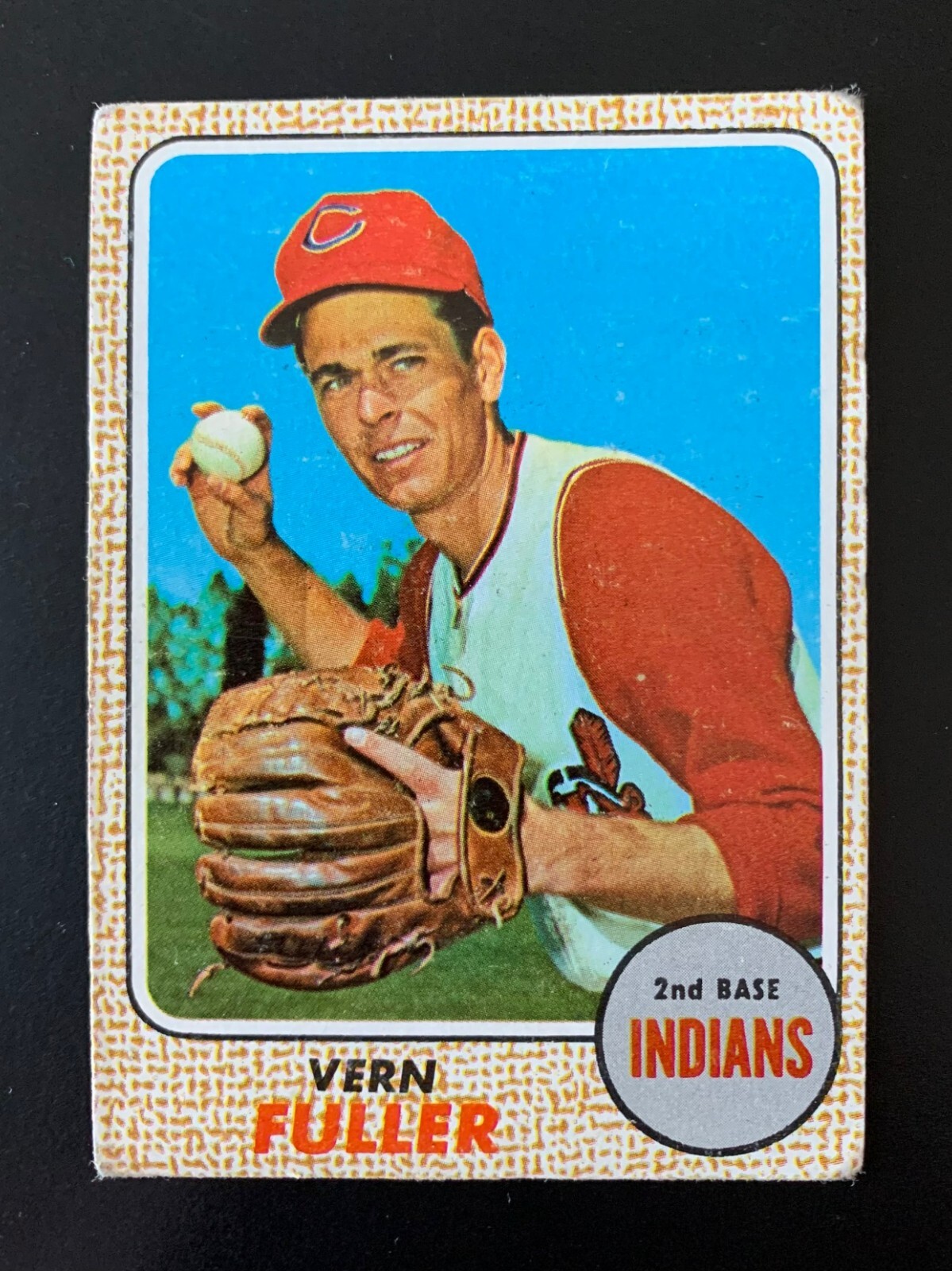 VERN FULLER 1968 Topps Baseball Card #71 – CLEVELAND INDIANS GUARDIANS ...