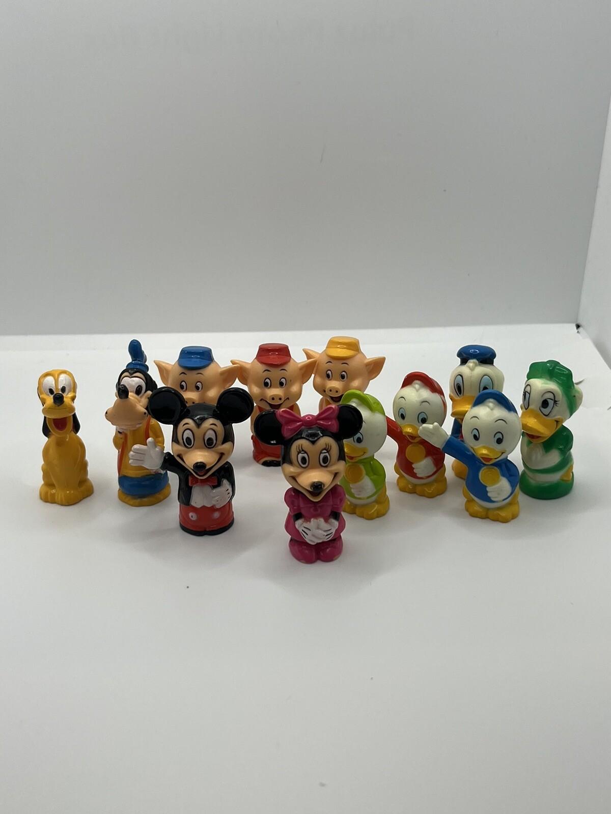VTG Disney Pencil Toppers 1970's Mickey Minnie Donald Goofy Pluto Lot ...