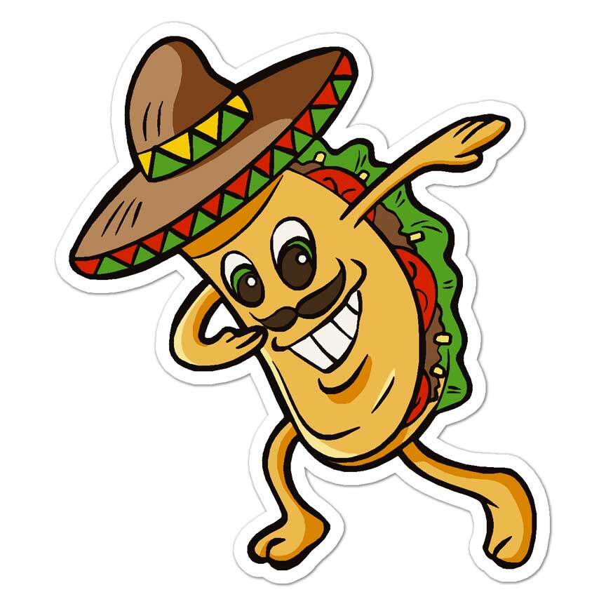 Animacao De Taco Dancando Cinco De Mayo Taco Dancing Sombrero