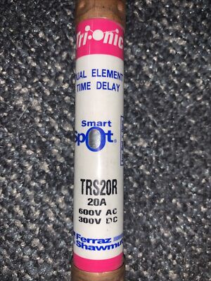 Mersen TRS-R Tri-Onic Time-Delay/Class RK5 Fuse 600VAC/300VDC TRS20R | eBay