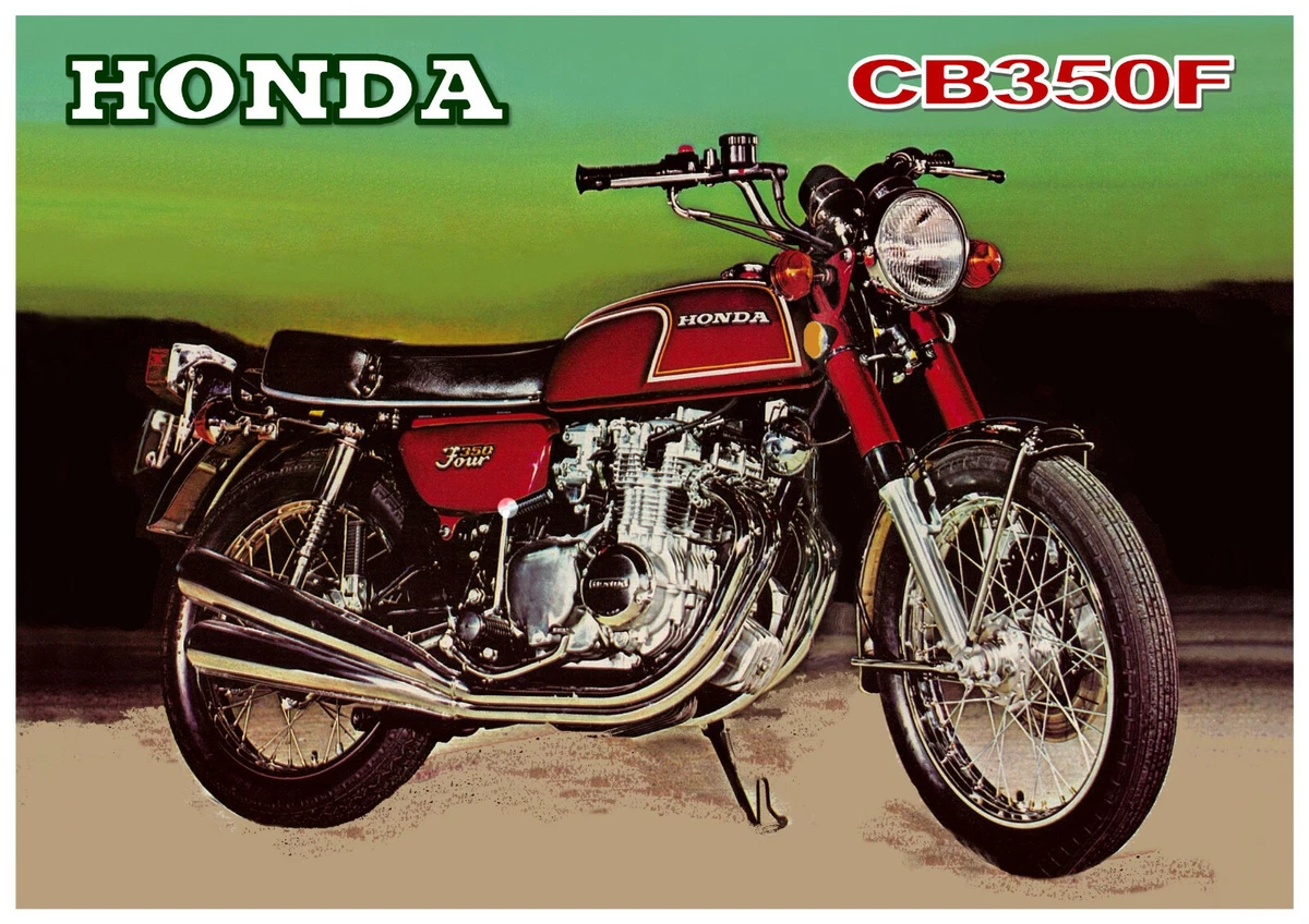 1973 Honda Cb350 Red