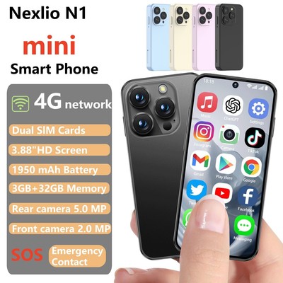 Unlocked Super Mini Smartphone 3.88" Display 4G Dual Sim Mobile Phone ...