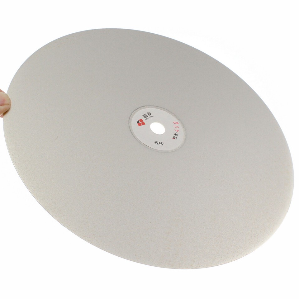 12" inch Diamond Grinding Disc Grit 46-2000 Flat Lap Disk Abrasive ...