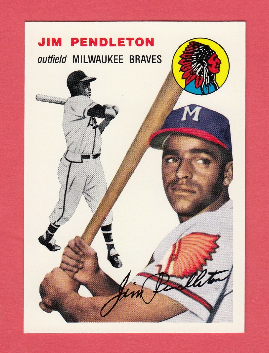 1954 Topps Archives # 165 Jim Pendleton -- Braves | eBay