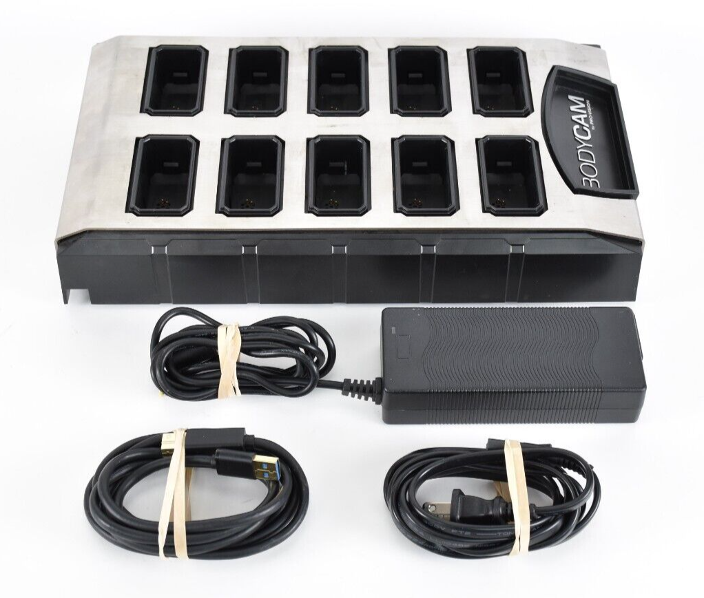 Pro-Vision Bodycam BC300 Police Video Body 10 Camera Docking Charging ...