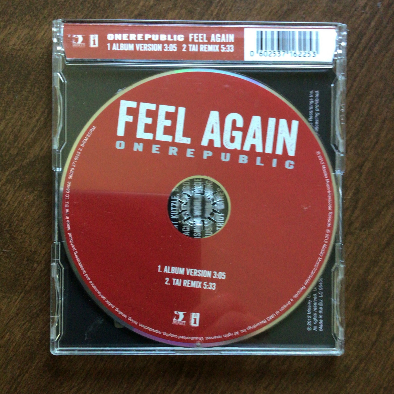 Onerepublic Feel Again Artwork