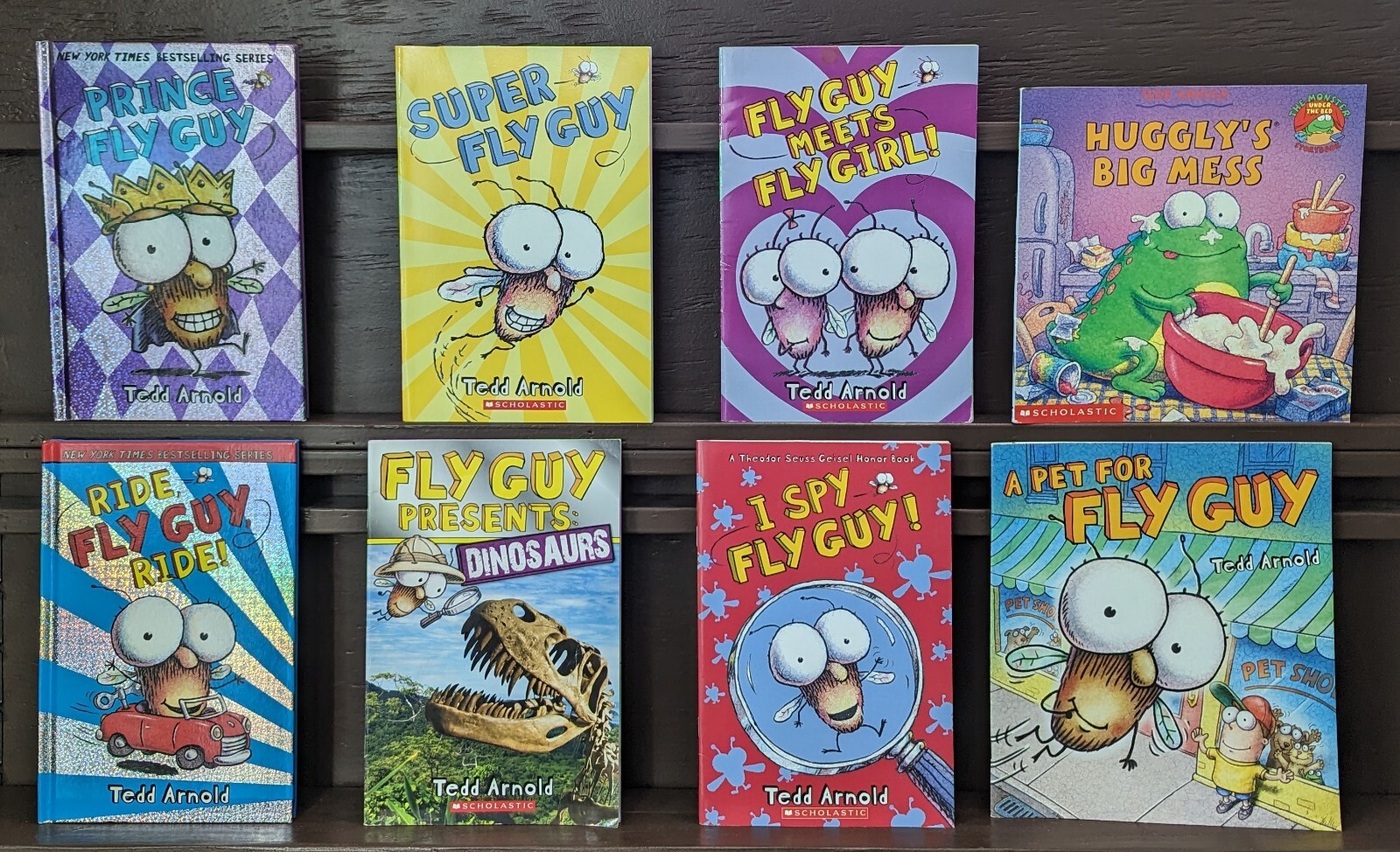 8 Fly Guy Books~Tedd Arnold~Readers~Reading~Huggly | eBay