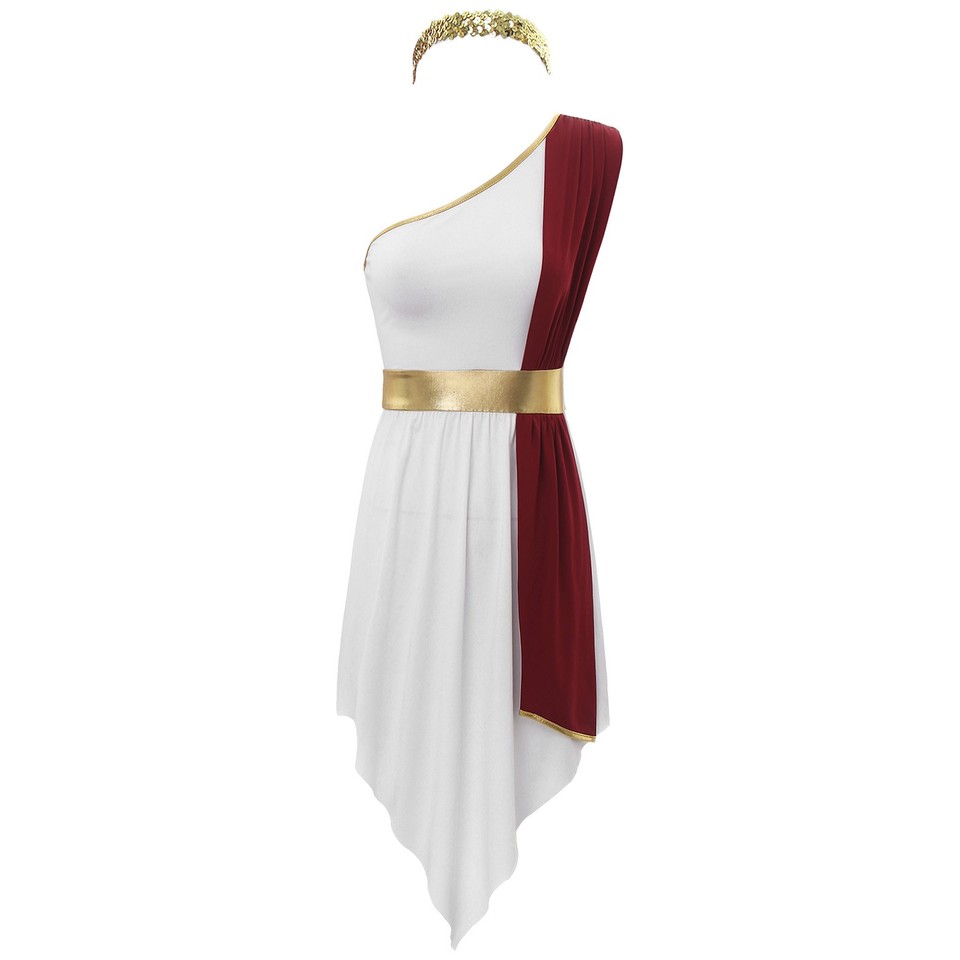 Empress Halloween Costume for Women Greek Queen Dresses with Sequin ...