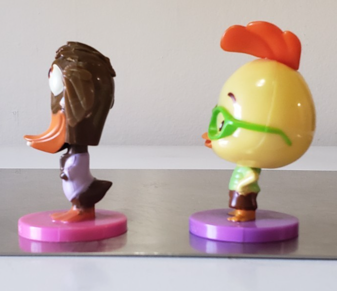 Vintage Kellogg's Chicken Little BobbleHead's, Abby Mallard & Chicken ...