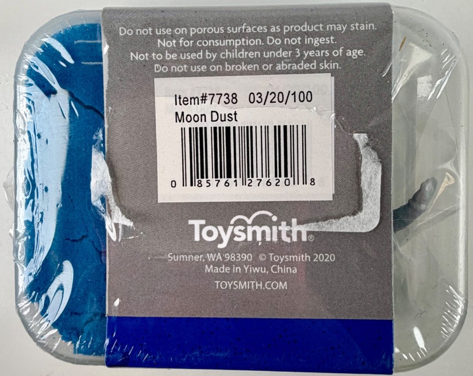 Toysmith Blue Moon Dust Magic Sand Play Set Blue w/ 2 Spacemen – New ...
