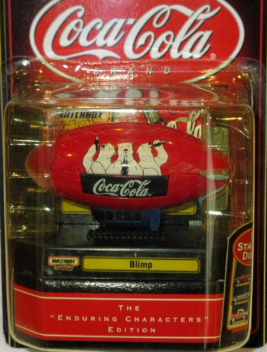 MATCHBOX COCA-COLA POLAR BEAR BLIMP w/ DISPLAY STAND | eBay