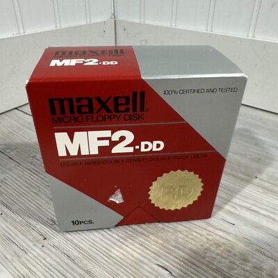 Maxwell MF2-DD 3.5" Floppy Disks 10-Pack (9 Inside) Double Sided | eBay