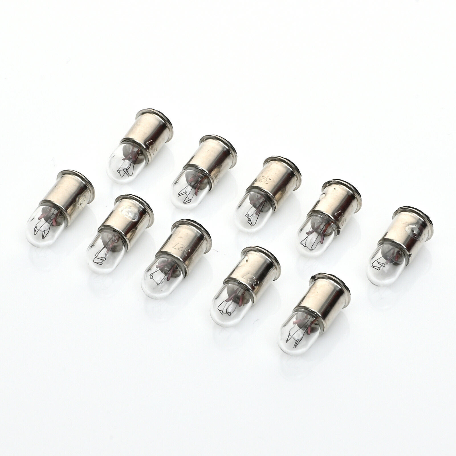 10 x 28V 40mA T1.75 T1-3/4 Midget Flange 327 / Miniatur Lampe / Lamp ...