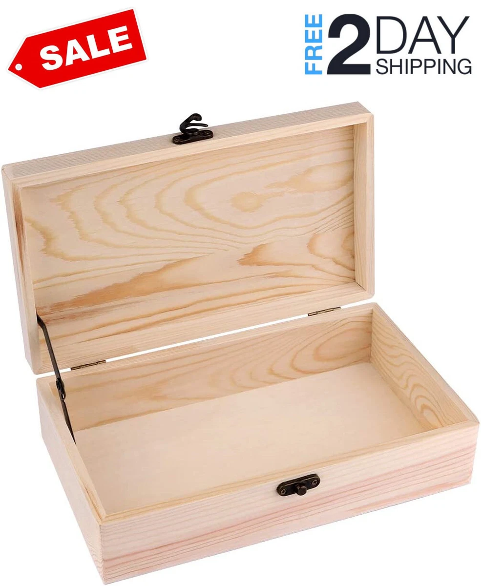 Unfinished Wooden Jewelry Boxes