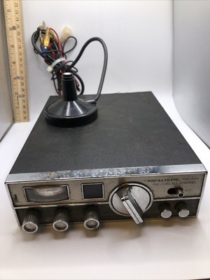 REALISTIC TRC 424 CB RADIO 40 CHANNEL and Realistic Portable Powered ...