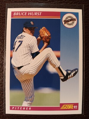 BRUCE HURST SAN DIEGO PADRES 1992 SCORE BASEBALL CARD #111 | eBay