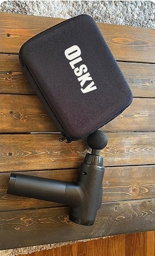 Olsky massage gun, handheld electric muscle massager-brand new | eBay