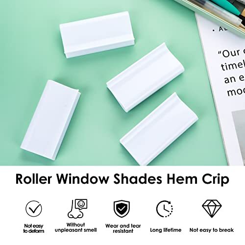 4 Pcs Roller Window Shades Pull Roller Shade Pulls for Window Shade ...