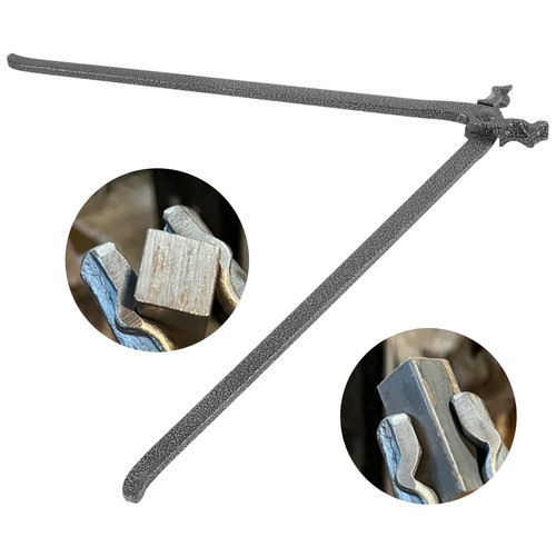Blacksmith V-Jaw Tongs For 1/2" Round & Square Stock Anvil Vise Forge ...