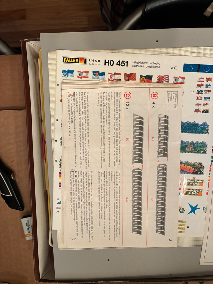 [T-HO] HO Faller Fair Big Dipper Motorized Roller Coaster Ride #451 NOS ...