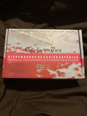 Molec Chef Gastronomy Kit Professional Caviar Maker Kit Box Tools Spoon ...